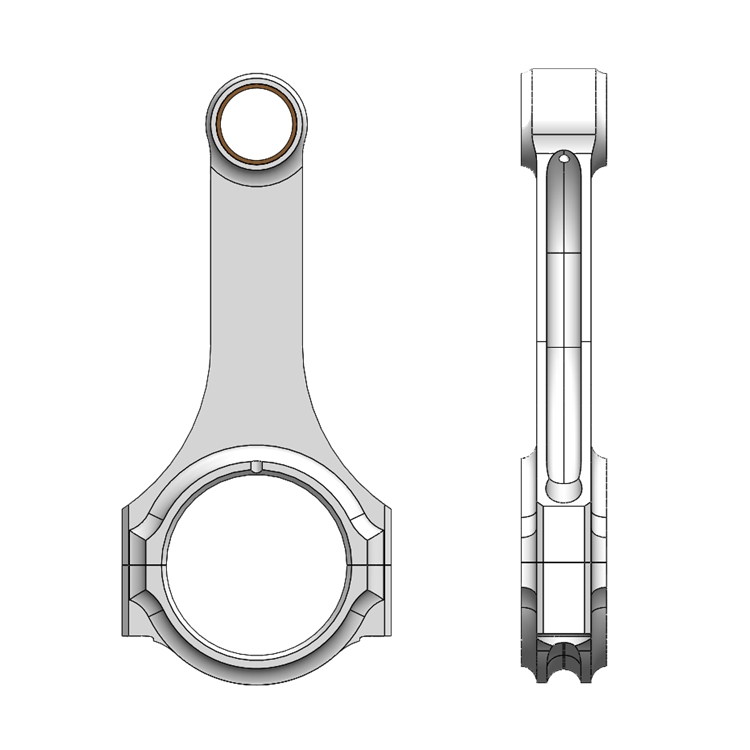 TOYOTA 1GR-FE V6 H-BEAM CONNECTING RODS